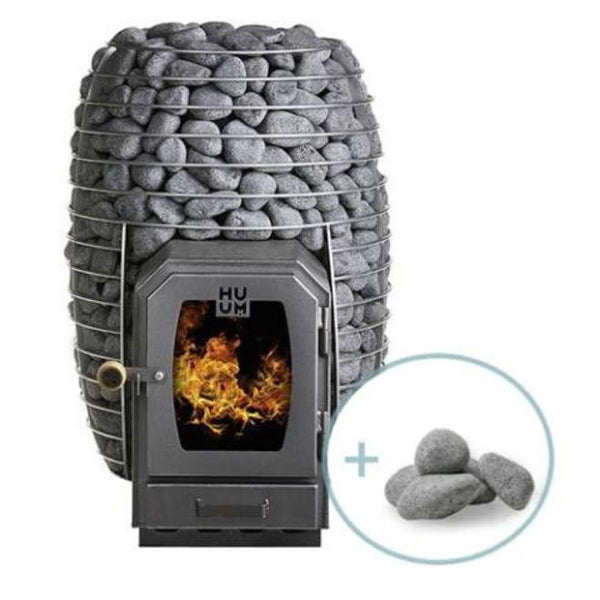 HUUM HIVE Wood Series 17kW Wood-Burning Sauna Stove Package – Select Saunas