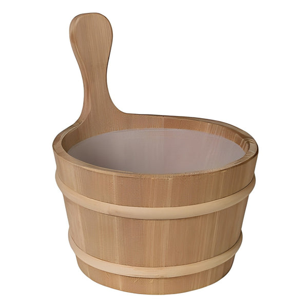 Prosaunas Alder Wood Sauna Bucket Lined, 4-Liter – Select Saunas