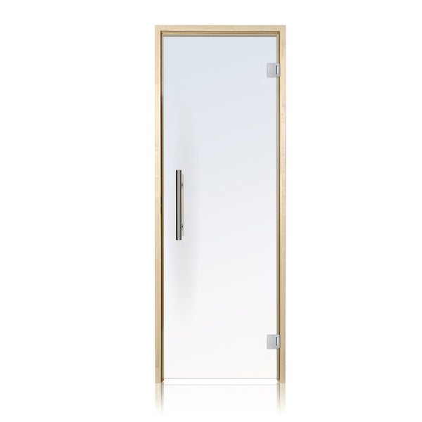 Prosaunas Aspen Frame, Prehung Clear Glass Sauna Door 24x73 (Right Sil ...