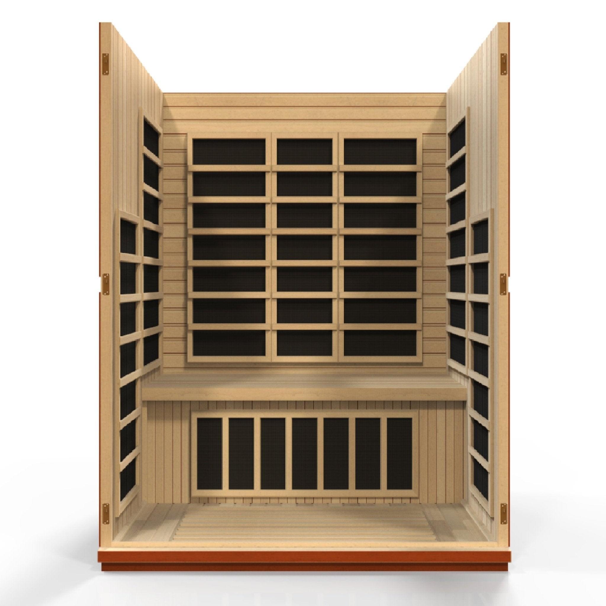 Dynamic Saunas "Bellagio" 3-Person Low EMF FAR Infrared Sauna – Select ...