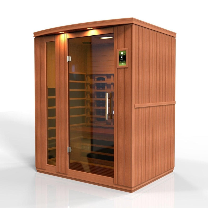 Maxxus Bellevue 3-Person Low EMF FAR Infrared Sauna (Canadian Hemlock) – Select Saunas