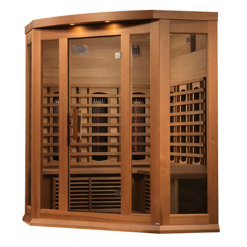 Dynamic Saunas "Lugano" 3-Person Low EMF FAR Infrared Sauna – Select Saunas